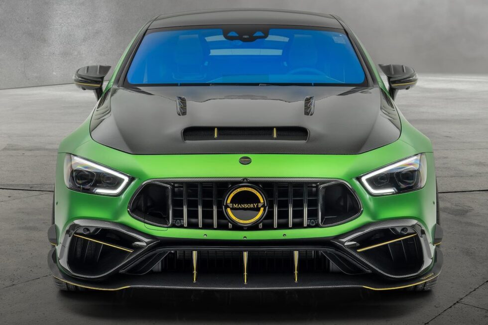 The Mansory AMG GT hybrid is greener than ever, literally