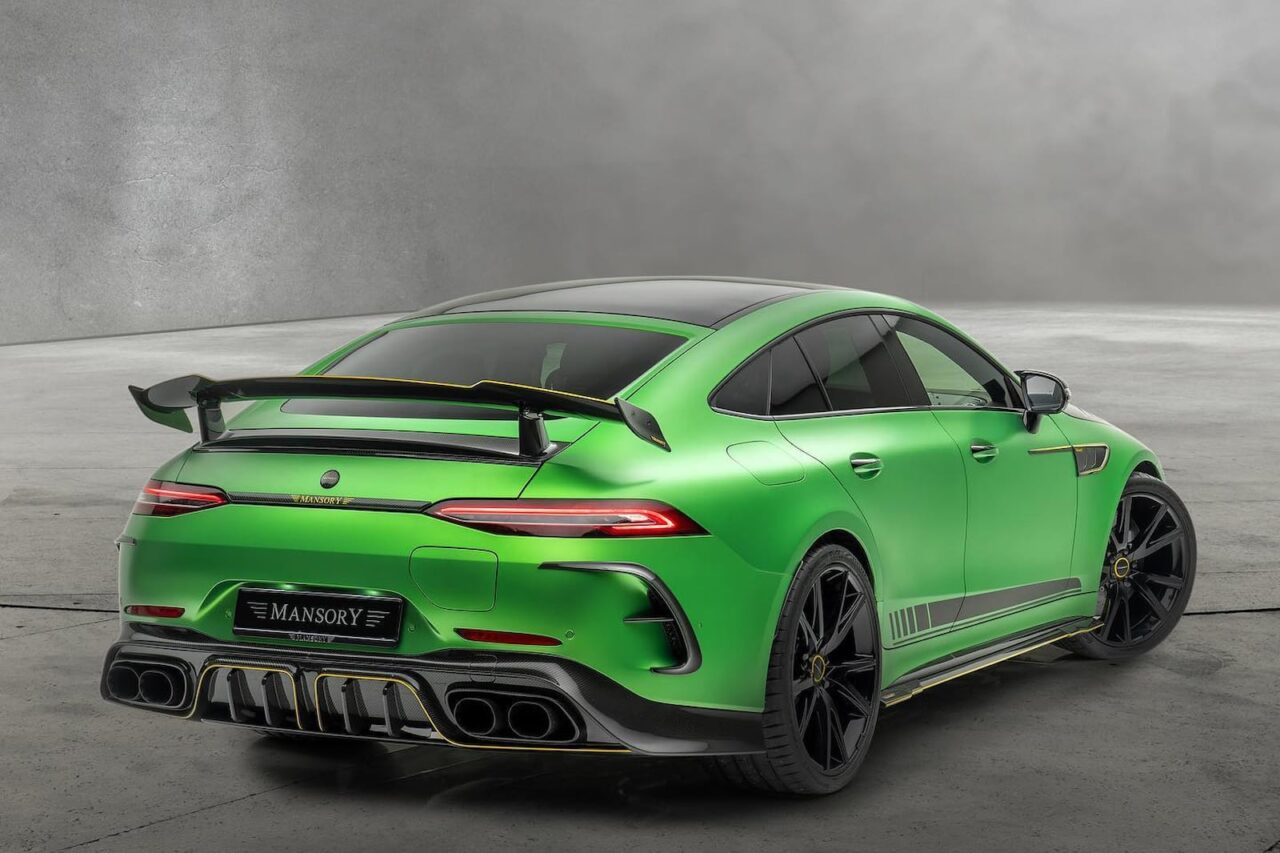 The Mansory AMG GT hybrid is greener than ever, literally