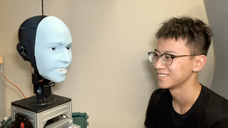 Meet Emo, the robot who copies facial expressions