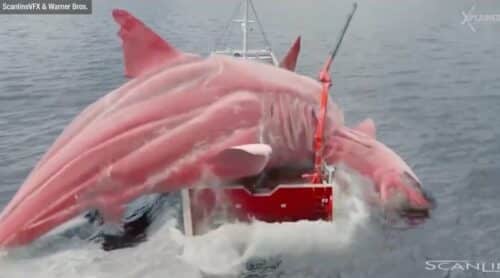 Behind the scenes of the crazy underwater stunts in Meg 2