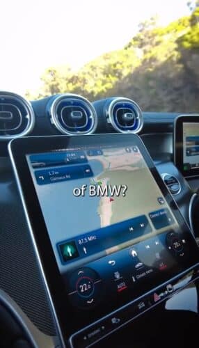 Savage! Driver asks his Mercedes what it thinks of BMW