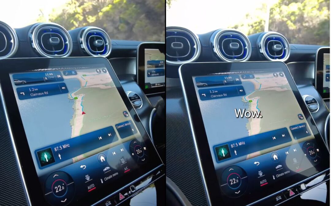 Savage! Driver asks his Mercedes what it thinks of BMW