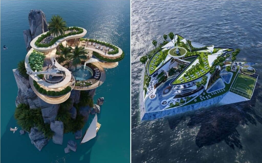 Messi and Ronaldo concept mansions look spectacular