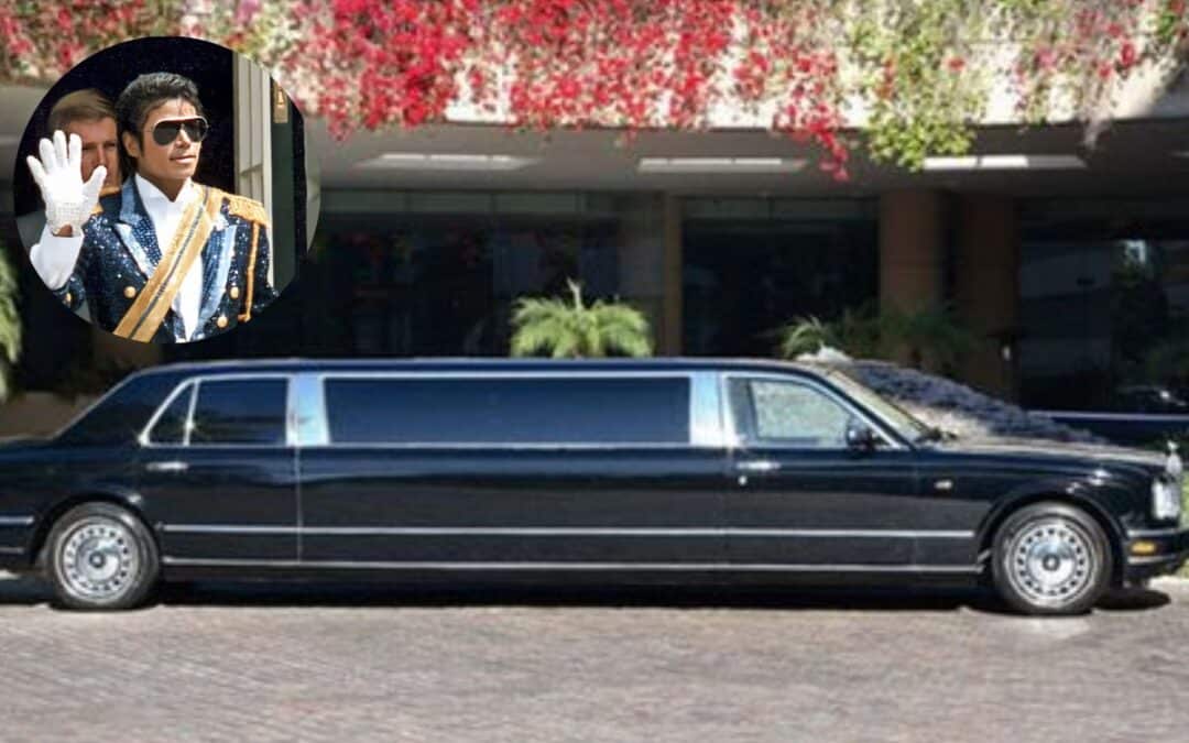 Michael Jackson's Rolls Royce Silver Seraph was gold plated