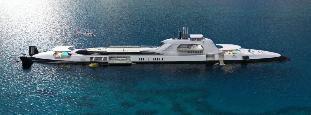 $2 billion private submarine concept has a helipad and can lurk ...