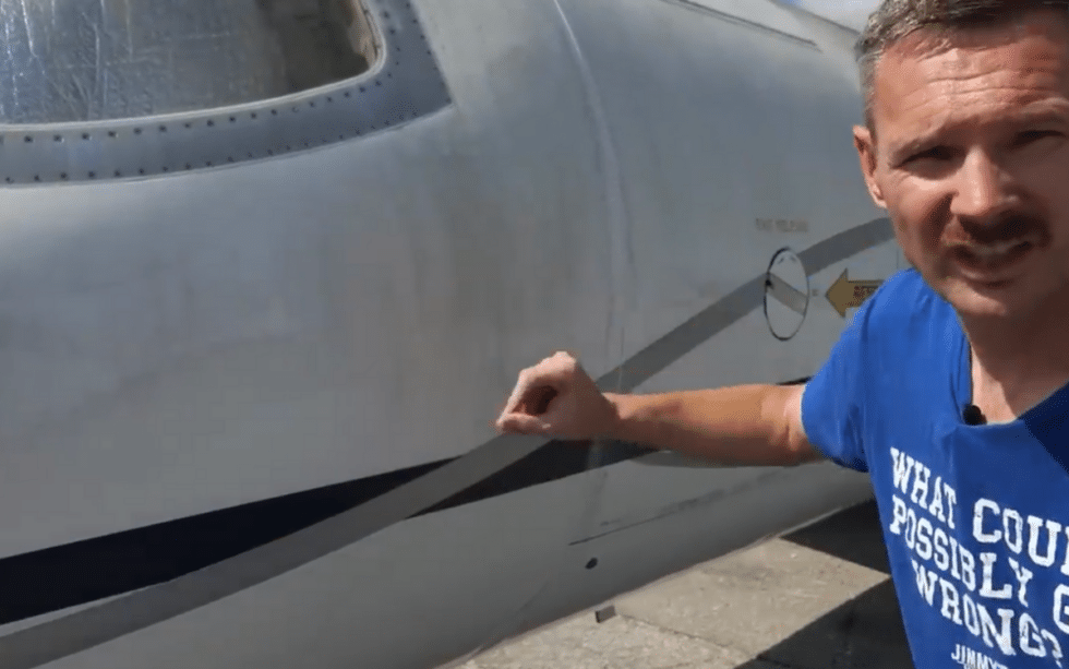 Exploring Motley Crue’s abandoned jet for first time in years as it ...