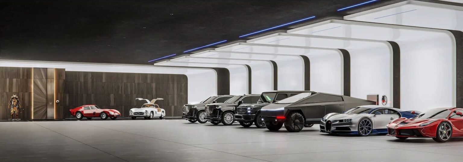 This military-grade bunker is an underground mansion with a 10-car ...