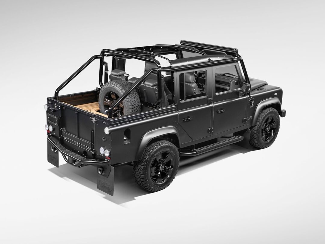 This soft-top Defender has been given a V8 and secret champagne ...