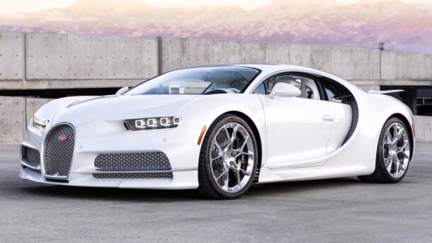 Post Malone drops $3.5 million on a custom all-white Bugatti Chiron ...