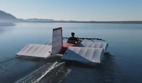 This homemade RC plane is big enough to ride in