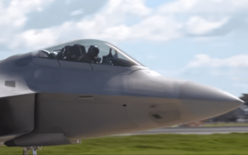 Footage of F-22 Raptor cockpit released for the first time