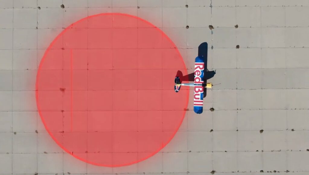 Red Bull plane attempts to land on HELIPAD 700ft in the air