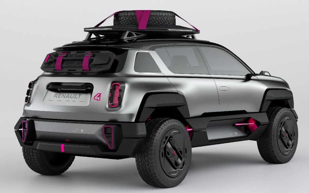 The Renault 4 is back with a crazy rally makeover