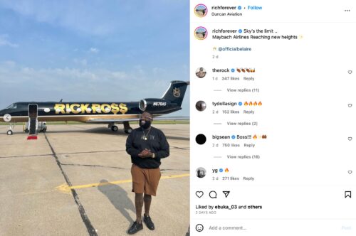 Rick Ross shows off his new ‘$5 billion’ private jet