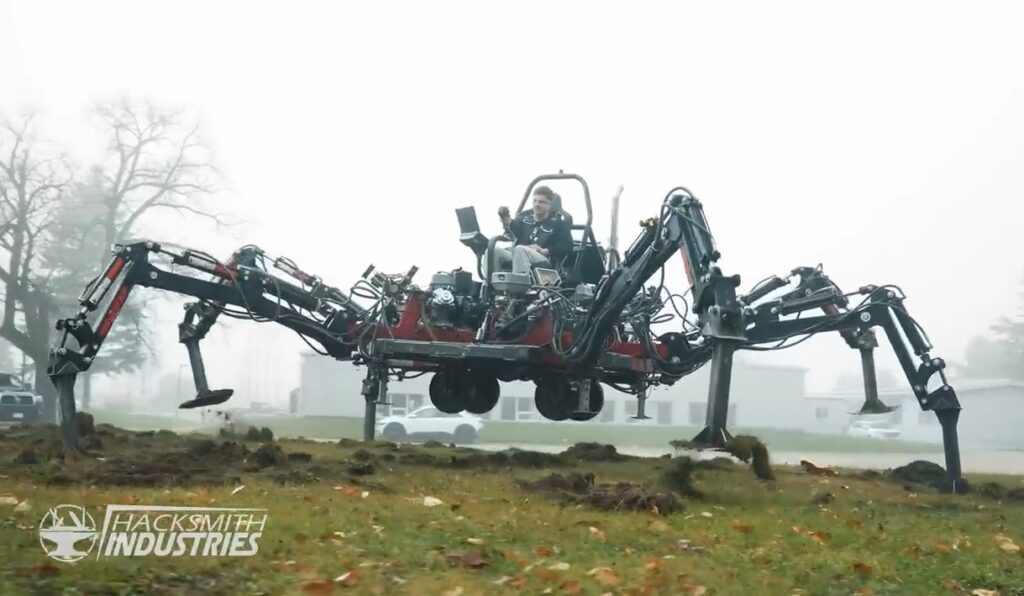 This giant robotic spider is the stuff of nightmares