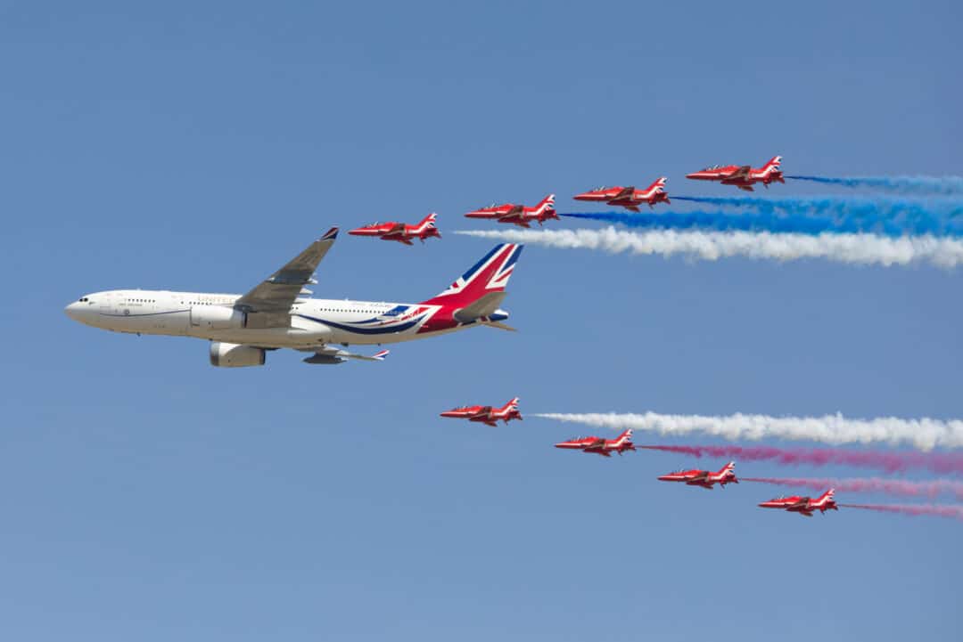 Take a peek inside the private jet of King Charles