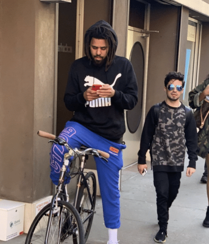 J. Cole swapped out car for surprising mode of transport