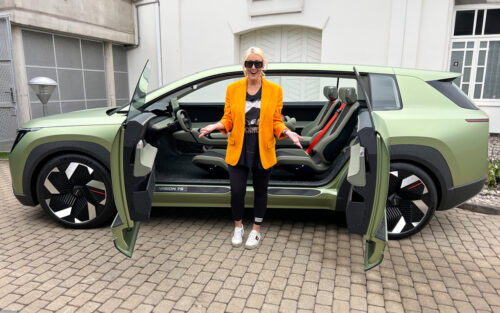 Meet the Skoda Vision 7S, a futuristic tech masterpiece