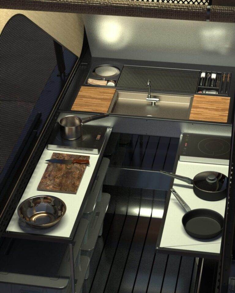 Feast your eyes on the futuristic Tesla Cybertruck camper