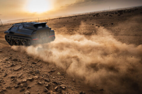 This is STORM, the world's craziest armored amphibious tank