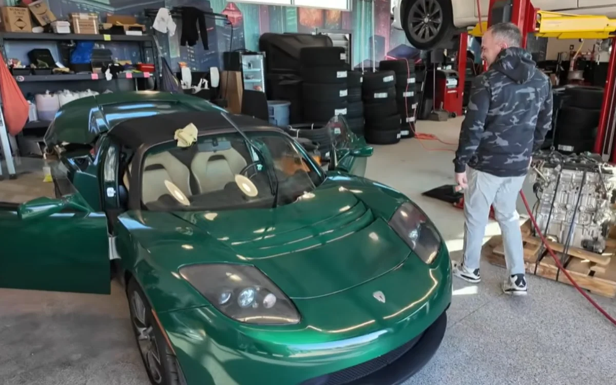 Utah man buys an original Tesla Roadster and immediately sends it off ...