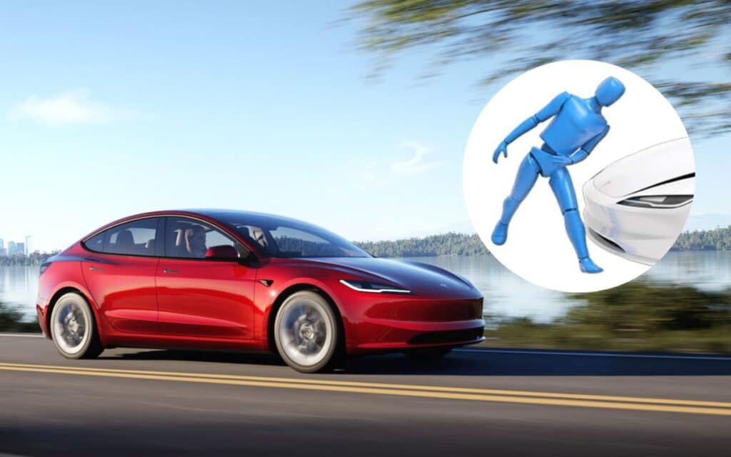 Tesla new safety feature to protect pedestrians and cyclists