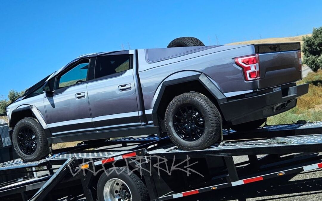 Tesla Cybertruck now spotted dressed as a Toyota Tundra