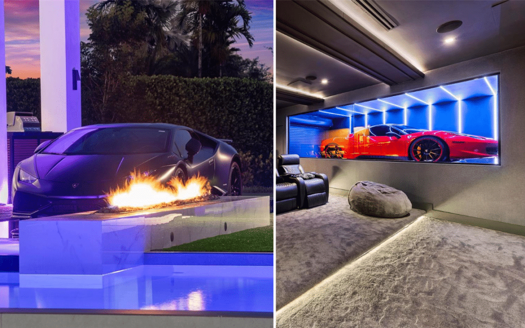 Look inside the ultra-luxurious supercar-themed mansion