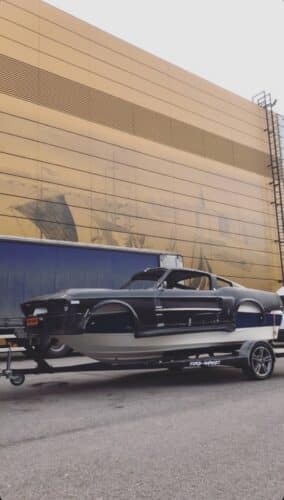 Watch this Ford Mustang transform into a boat