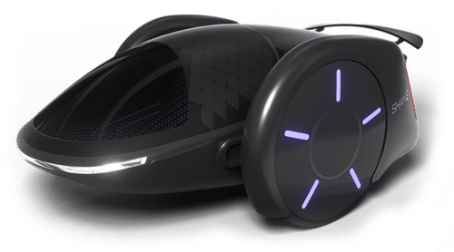 Two Wheeled Electric Car Parks Itself By Turning 360 Degrees