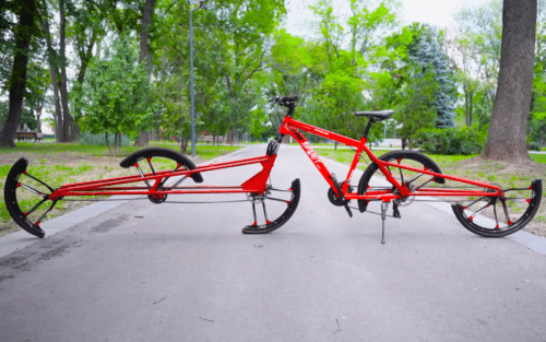 Attempting to ride the world's most difficult DIY bicycle