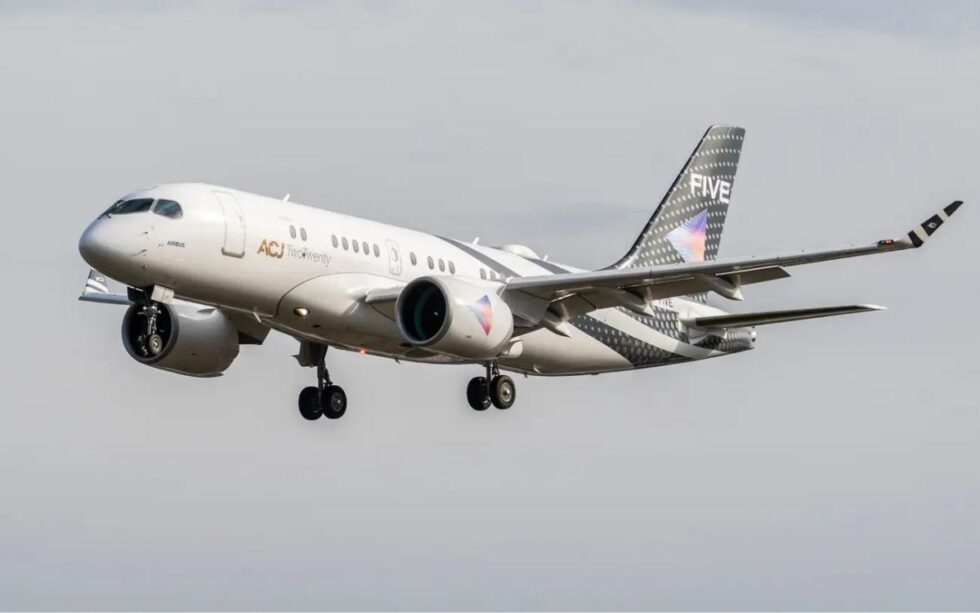 Airbus A220 airliner now $100m private jet and flying home