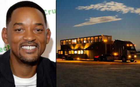 Will Smith's motorhome that he lives in while shooting films