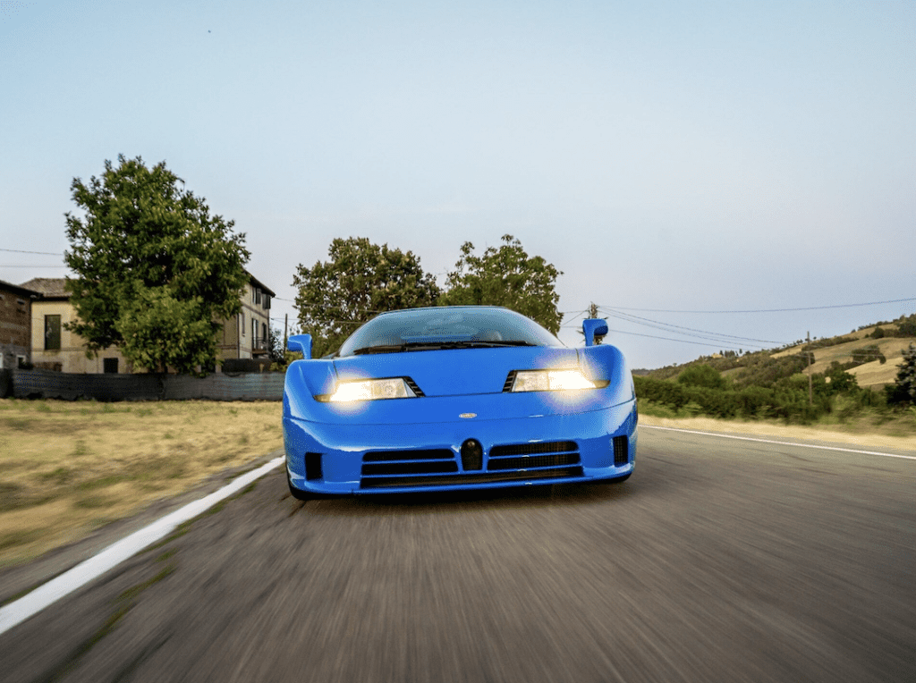 This iconic Bugatti EB110 GT is heading to auction