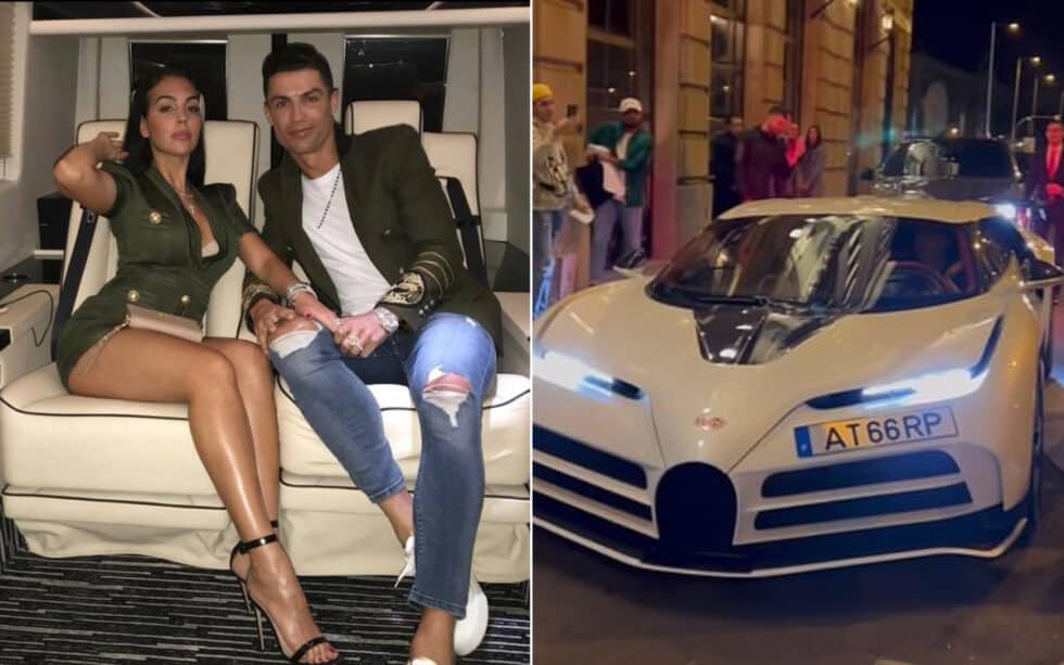 Inside Cristiano Ronaldo's garage, including that $9m Bugatti