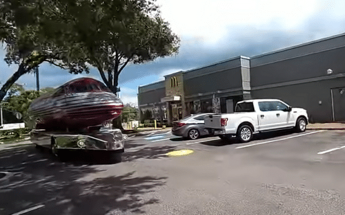 Man who turned Elvis' private jet into RV visits McDonald's