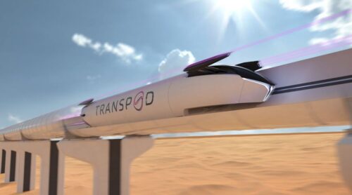 This futuristic train travels in the sky faster than most jets ...
