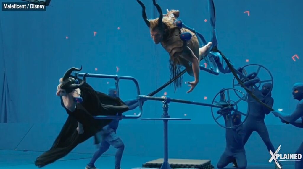 This is how the craziest flying scenes are shot in movies