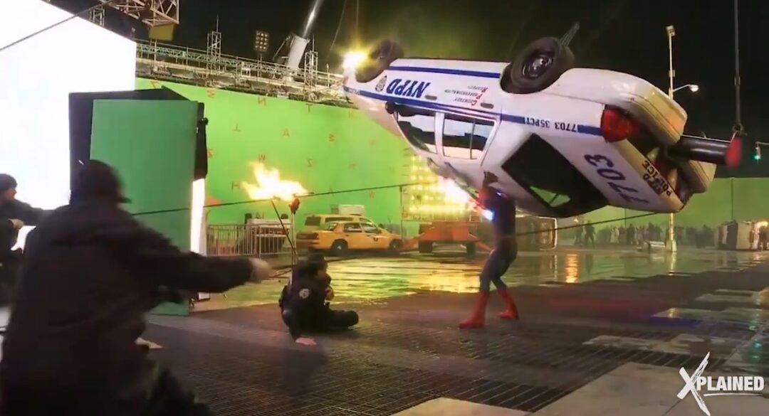 This is how the craziest flying scenes are shot in movies