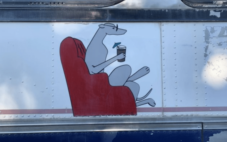 Rare double-decker Greyhound bus is one of last survivors