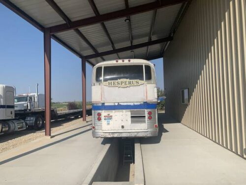 Rare double-decker Greyhound bus is one of last survivors