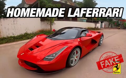 Believe it or not, this is a homemade Ferrari LaFerrari