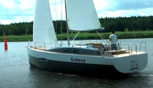 This couple built a homemade yacht in their backyard