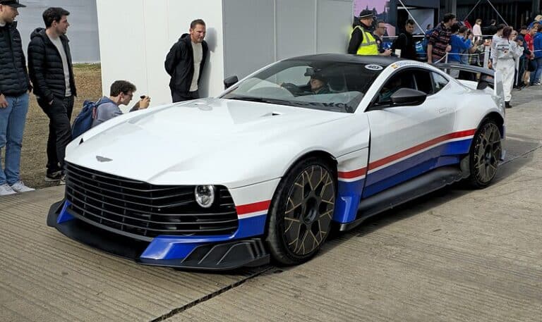 Gordon Ramsay asked cheeky question in Aston Martin Valiant