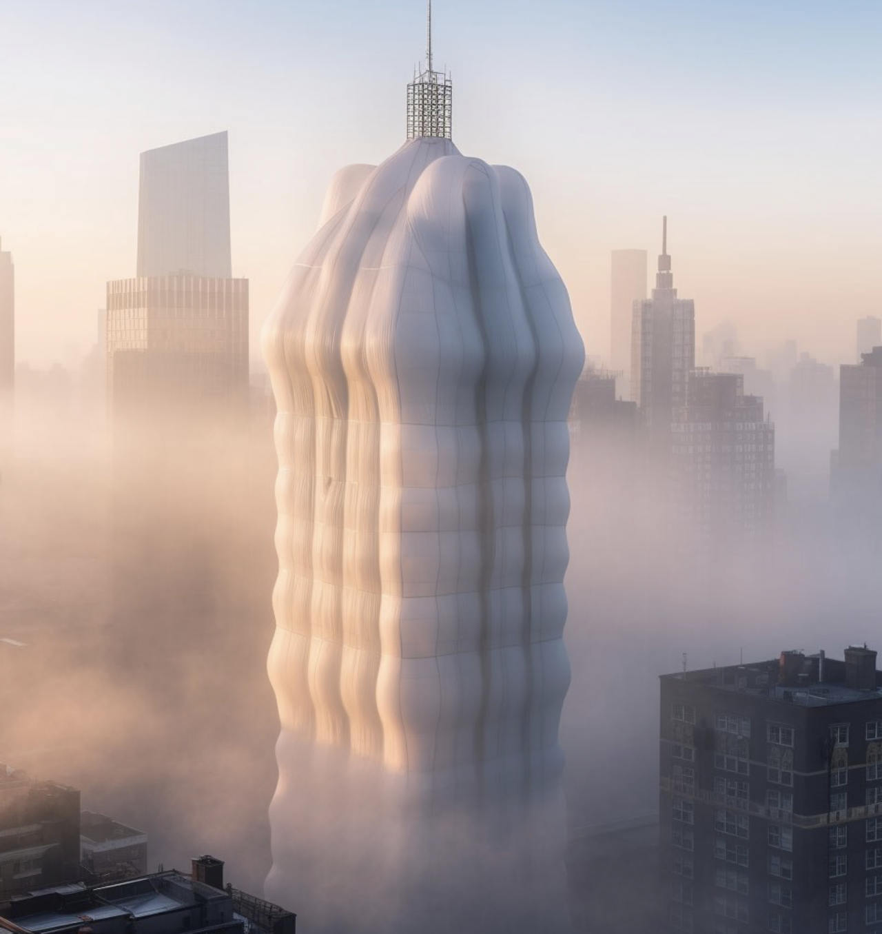 Inflatable skyscrapers the future architecture firm suggests