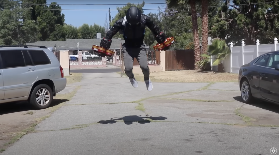 This YouTuber made his very own flying Iron Man suit