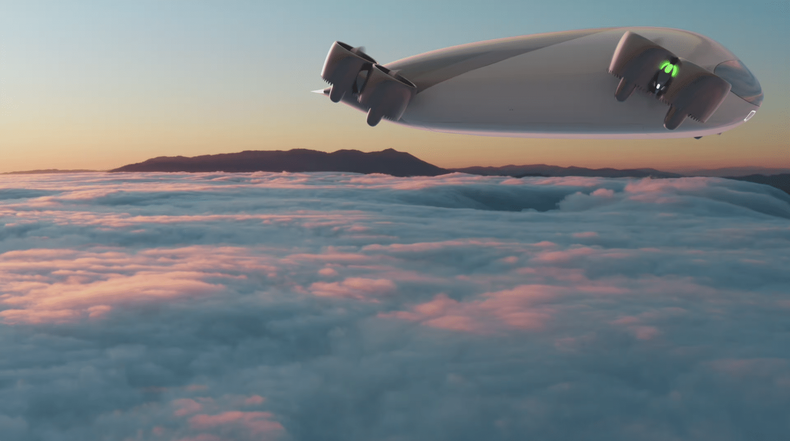 Colossal 40-passenger flying taxi bus would travel 331 miles