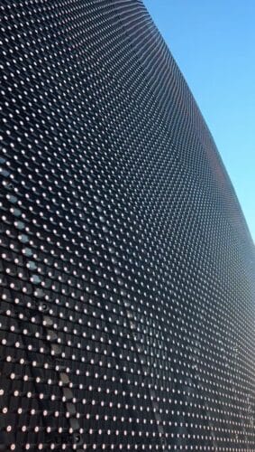 This is what the Las Vegas Sphere looks like up close