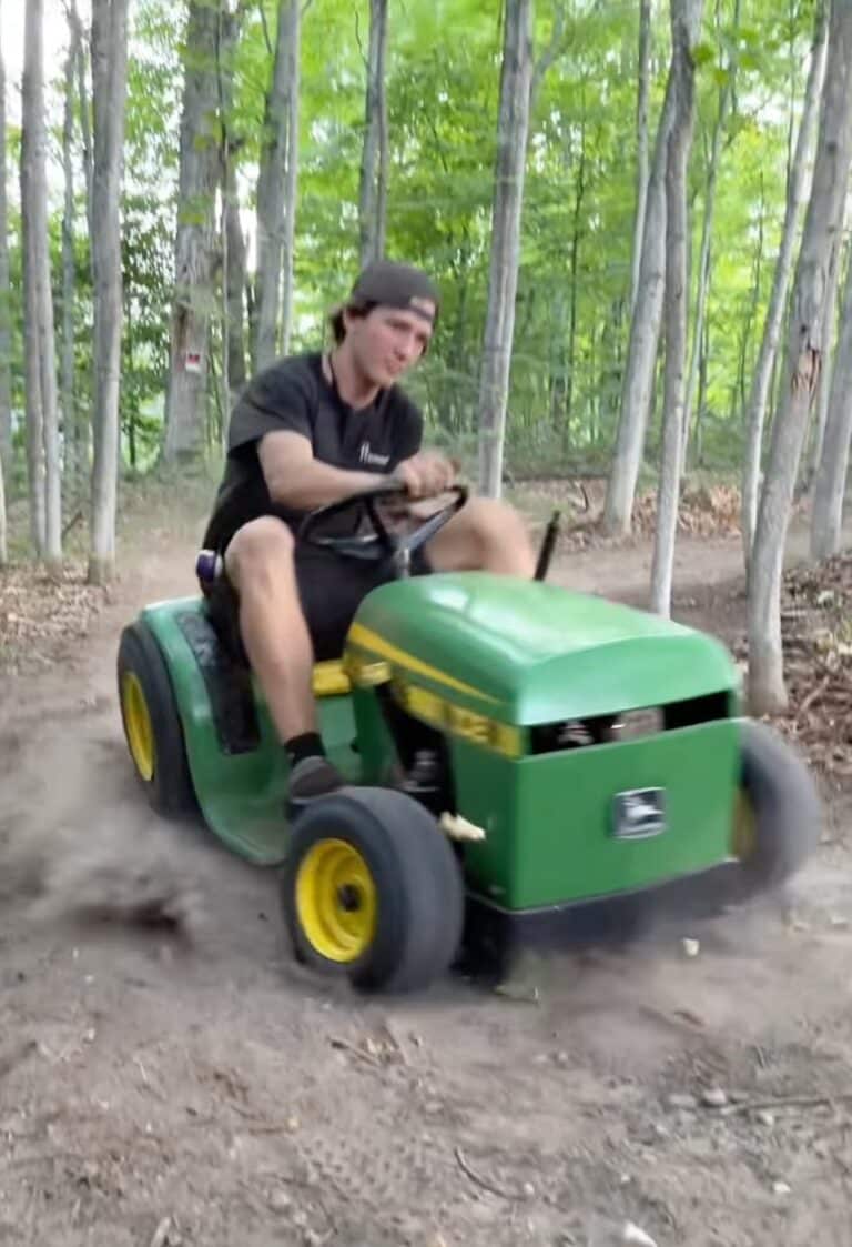 This guy turned a lawn mower into an ideal drifting machine