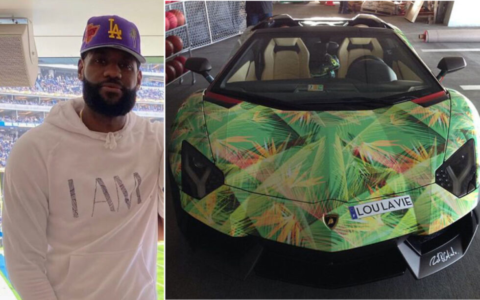 LeBron James added $300k value to his Lamborghini Aventador